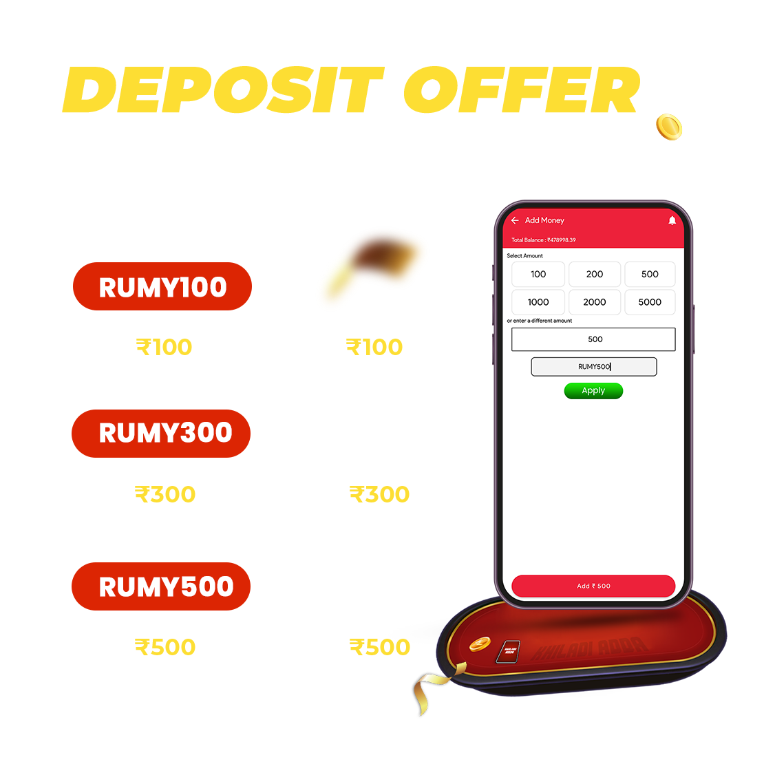 Play Rummy Adda & Win up to ₹1,00,000 Daily